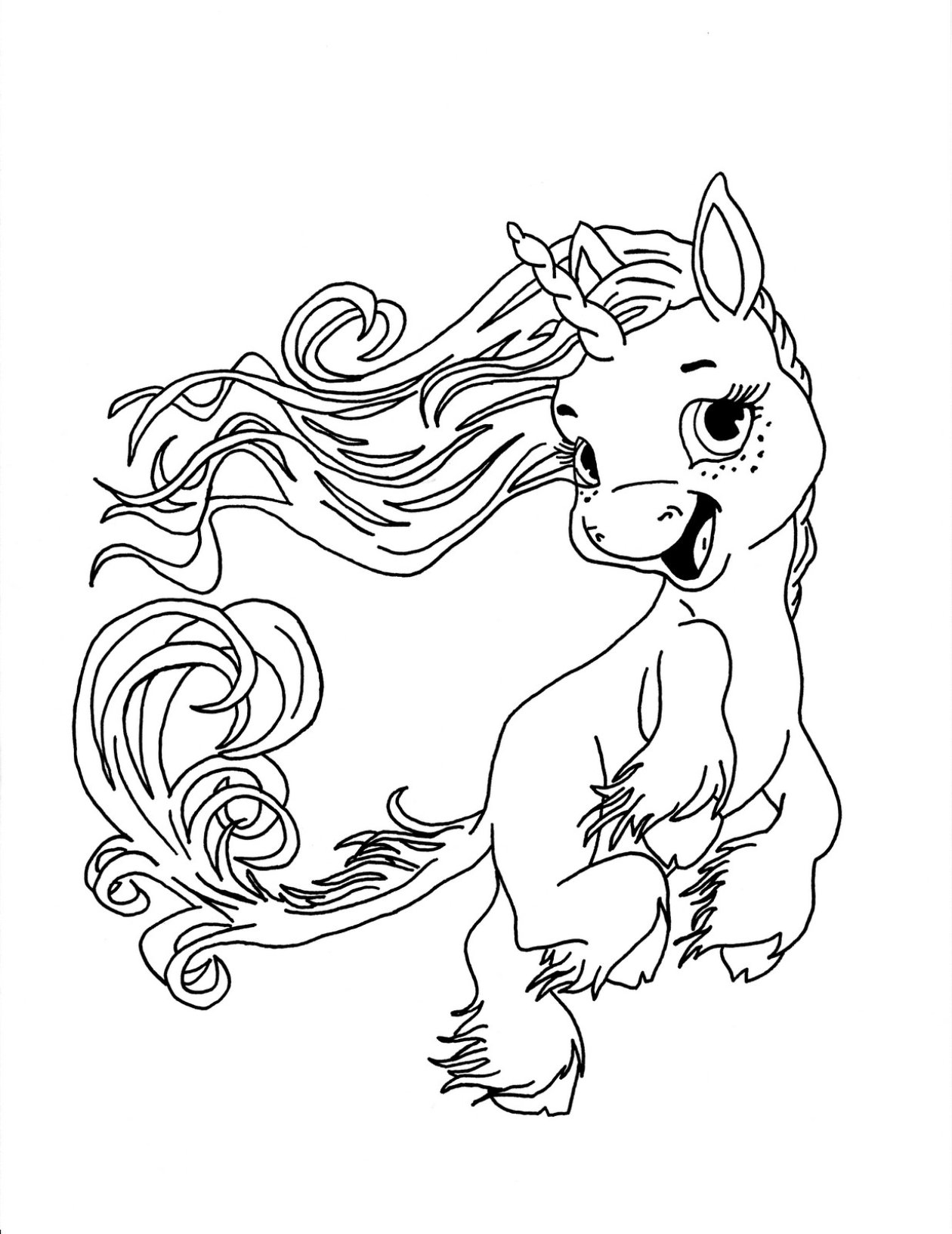 Sevimli Unicorn Boyama Sayfası Resmi Çocuklar İçin Eğlenceli ve ... Sevimli Unicorn Boyama Sayfası Resmi Çocuklar İçin Eğlenceli ve ...